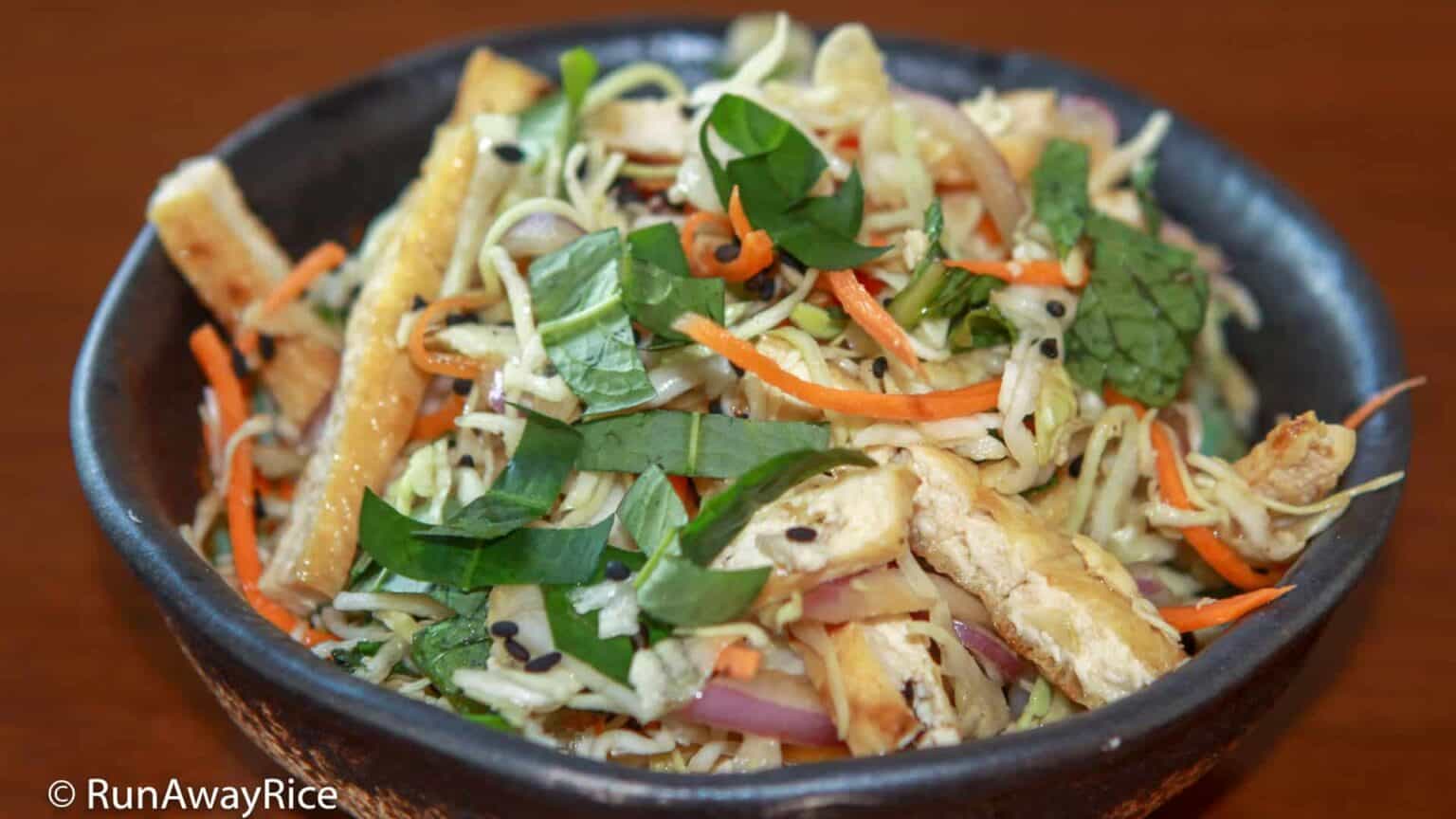 Vegetarian Cabbage Slaw (Goi Chay)