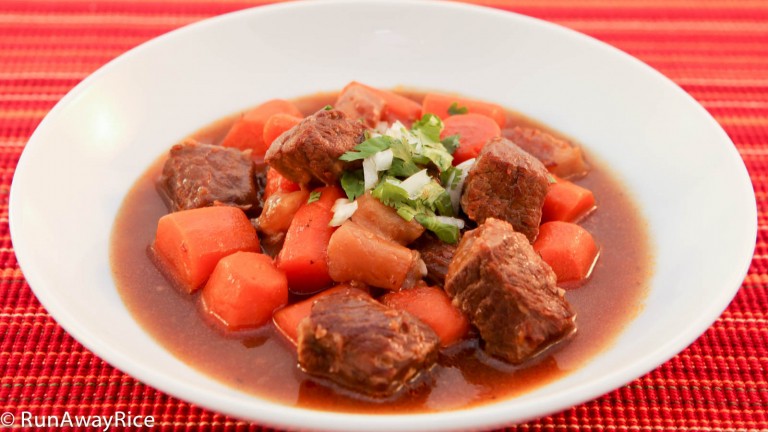 Slow Cooker Beef Stew (Bo Kho) - Recipe & Video