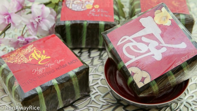 Instant Pot Square Sticky Rice and Mung Bean Cakes (Banh Chung)