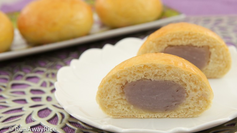Taro Buns - Delicious Sweet Buns, Easy No-Fail Recipe with Video