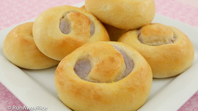 Taro Buns - Delicious Sweet Buns, Easy No-Fail Recipe with Video