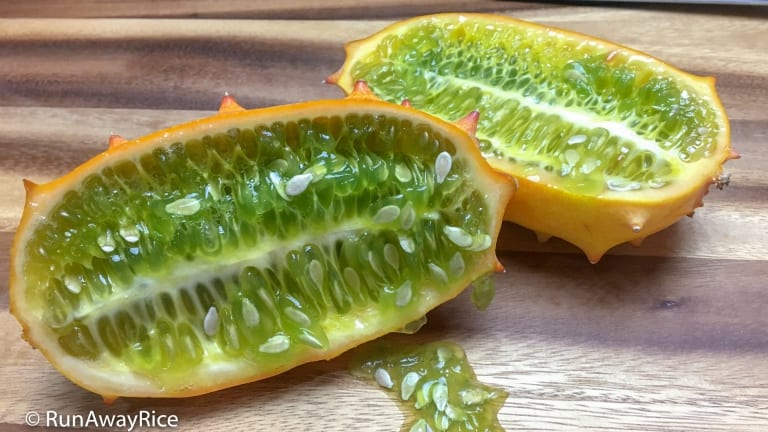 Kiwano Melon / Horned Melon - What is this Exotic Fruit? - RunAwayRice
