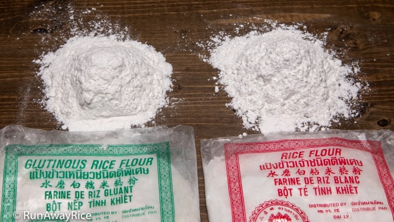 Rice Flour vs. Glutinous Rice Flour - What are the Differences?